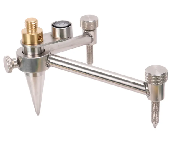 TPS-PS Mini Triangle Prism Support with Stainless Steel 5/8" Thread