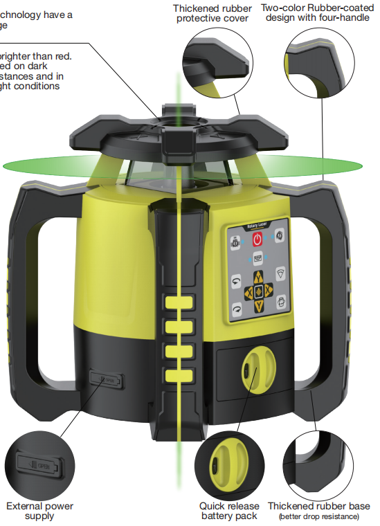TRL-540 Rotary Laser,electronic leveling rotating laser
